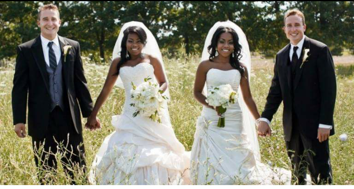 Beautiful twin brothers marry twin sisters! - alphaigogo.com